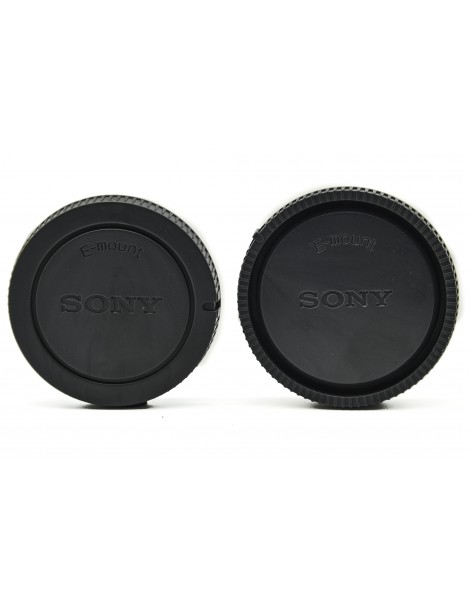 Rear E-Mount Lens Cap & Body Cap For Sony NEX Cameras (ALC-B1EM / ALC-R1EM)