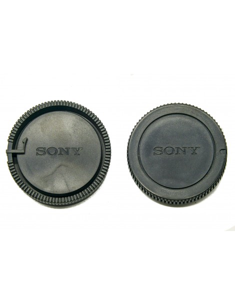 Rear A-Mount Lens Cap & Body Cap For Sony Alpha & Minolta AF Cameras ...